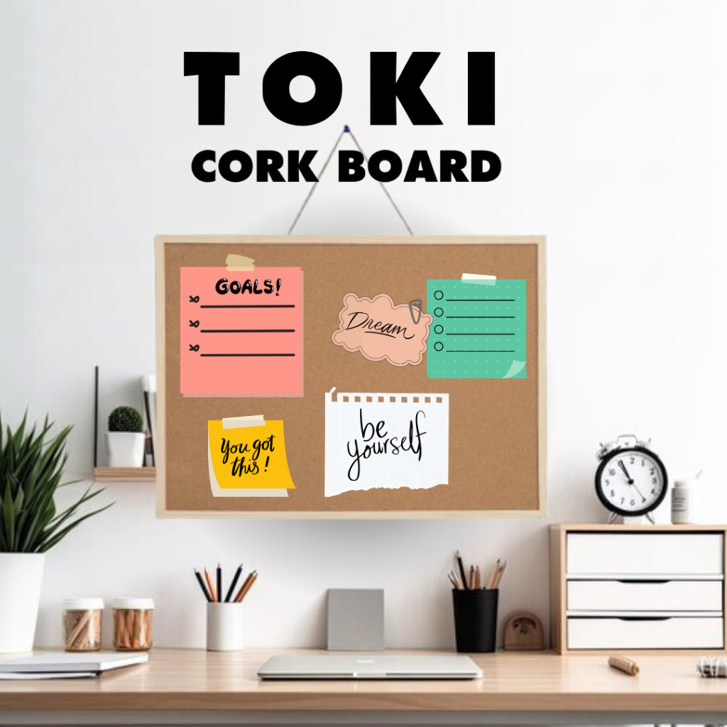 *READY STOCK* TOKI CORK BOARD, Bulletin Board, Cork Board, Wall Board ...