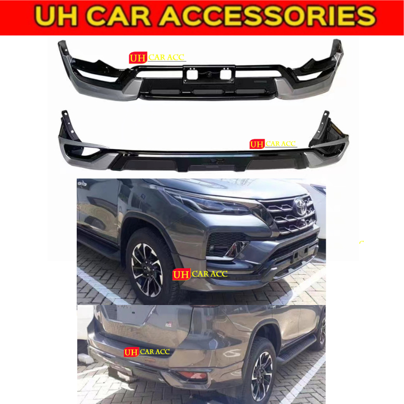 TOYOTA FORTUNER 2021 2022 2.4 PP TRD FRONT AND REAR SKIRT SKIRTING ...