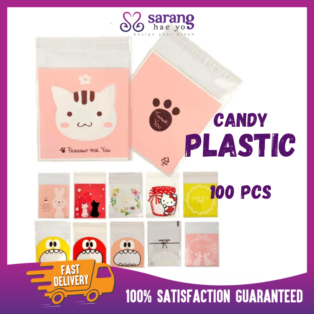 Doorgift Bag Plastic Beg Gula Gula Goodies Beg Candy Wedding Birthday ...