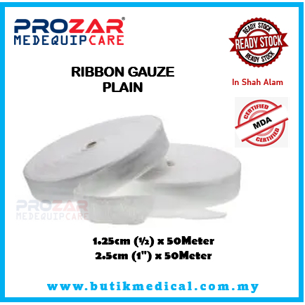 RIBBON GAUZE PLAIN - ROLL | Shopee Malaysia