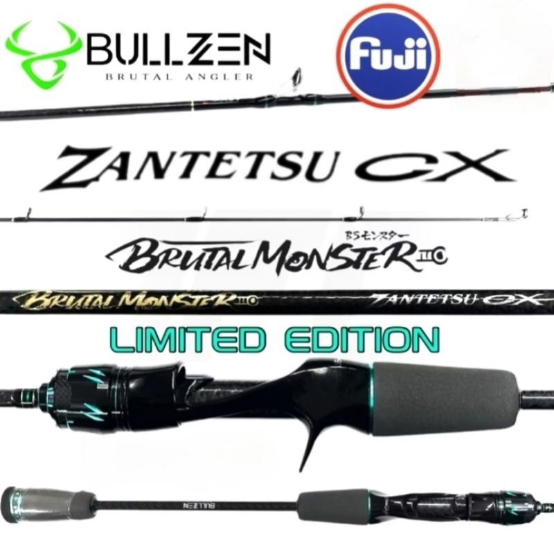 24"Bullzen Zantetsu CX Limited Edition Baitcast & Spinning Rod (free ...