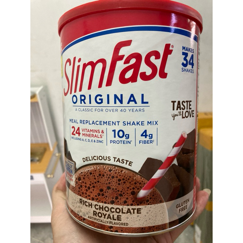 (34 serving) SLIM FAST ORIGINAL ( meal replacement fat burner weight ...