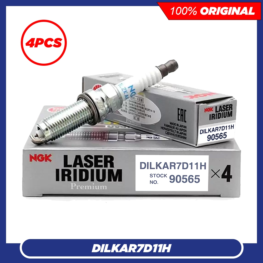 NGK LASER IRIDIUM SPARK PLUG DILKAR7D11H (4PCS) - NISSAN C26 SERENA ...