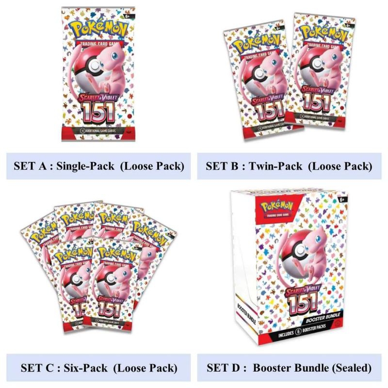 【Pokémon TCG : (ENG) Scarlet & Violet - 151】 Booster Pack & Booster ...