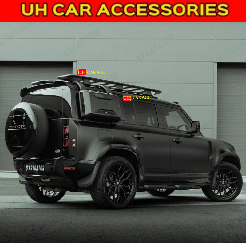 Land Rover Defender 90 110 L663 2020 - 2024 top roof rack rail bar ...