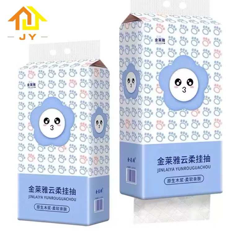 Hanging Tissue 4 Ply (210 pulls/Pack) Disposable Flushable Dust-free ...