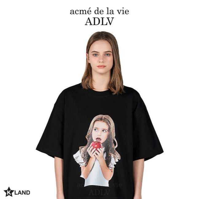 상품 요약설명 ADLV ORIGINAL BABY FACE APPLE GIRL T-SHIRT BLACK | Shopee Malaysia