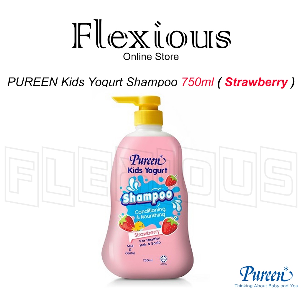 *PUREEN* Kids Yogurt Shampoo 750ml ( Strawberry ) | Shopee Malaysia