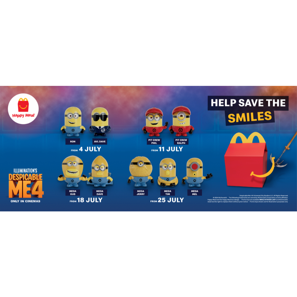 McDonalds McDonald McD Mekdi McDonald's Happy Meal Toy Minions ...