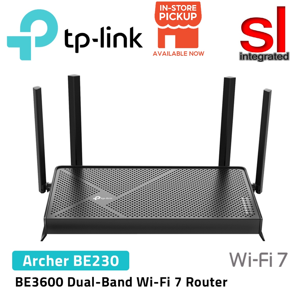 Tp-link Archer BE230 BE3600 Dual-Band Wi-Fi 7 Router | Shopee Malaysia