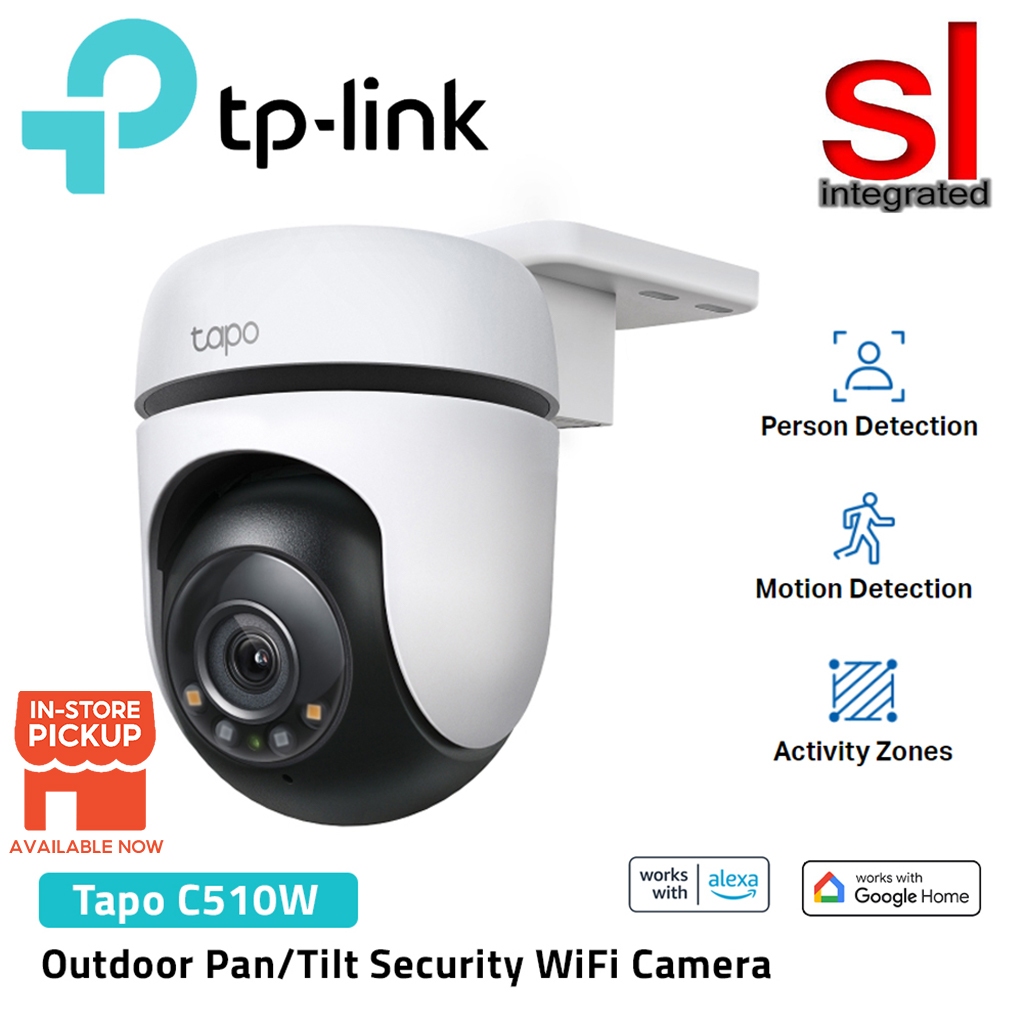 TP-Link Tapo C510W 2K IP65 CCTV Pan Tilt AI Outdoor Home WiFi Network Security Camera | Shopee ...
