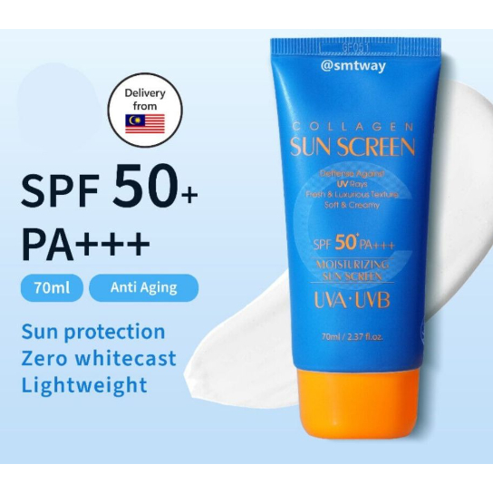 3W Clinic Sunscreen Collagen Sunblock Moisturizing For Sensitive Skin ...