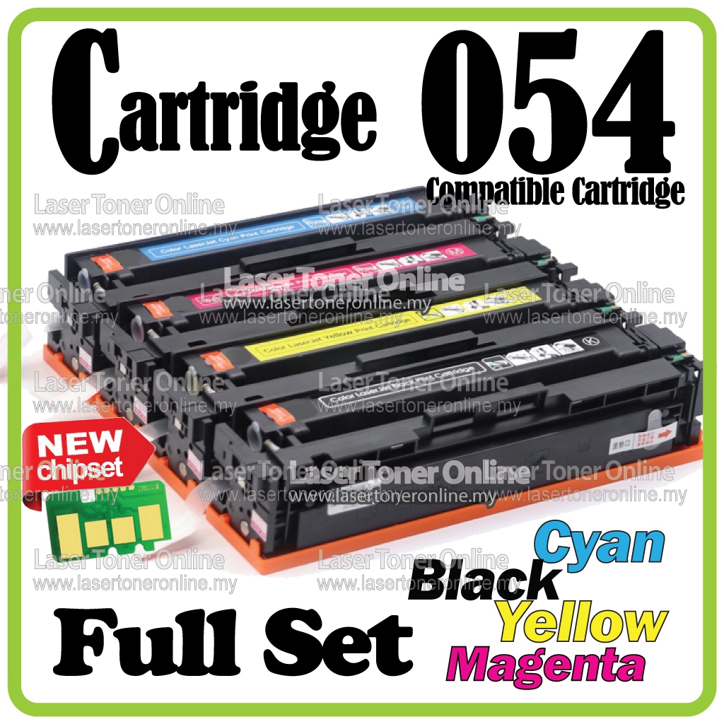 SET Compatible to Canon Cartridge 054 054H LBP 621cw 623cdw LBP-621cw ...