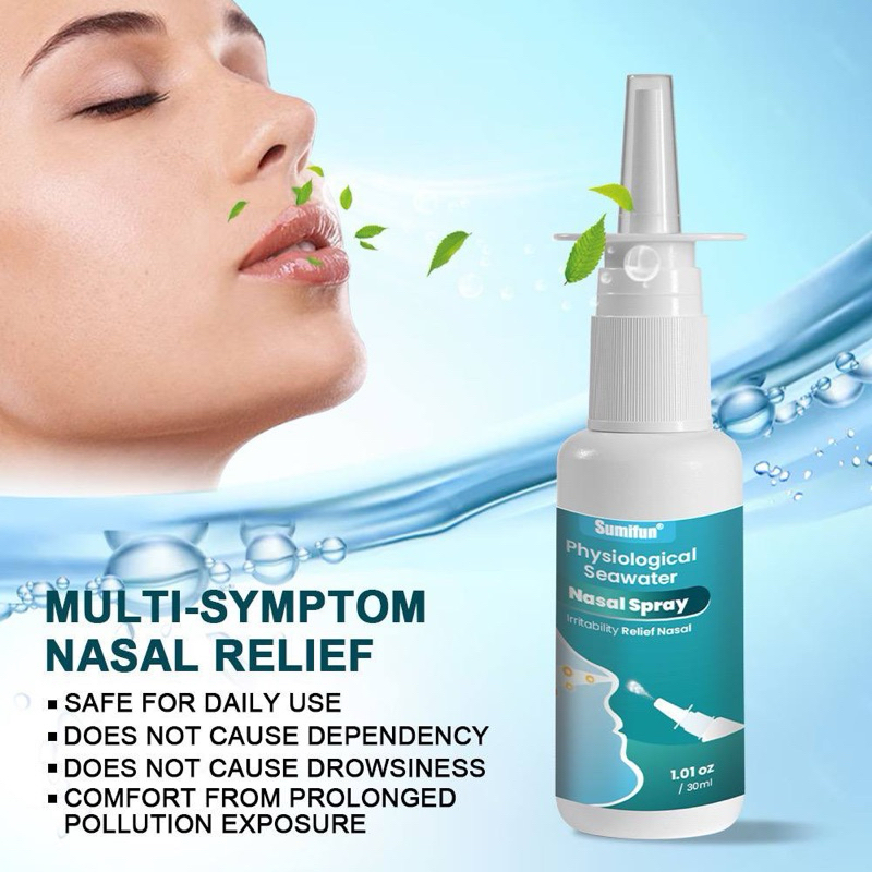 Spray air laut semulajadi pembersih hidung resdung alahan gatal ...