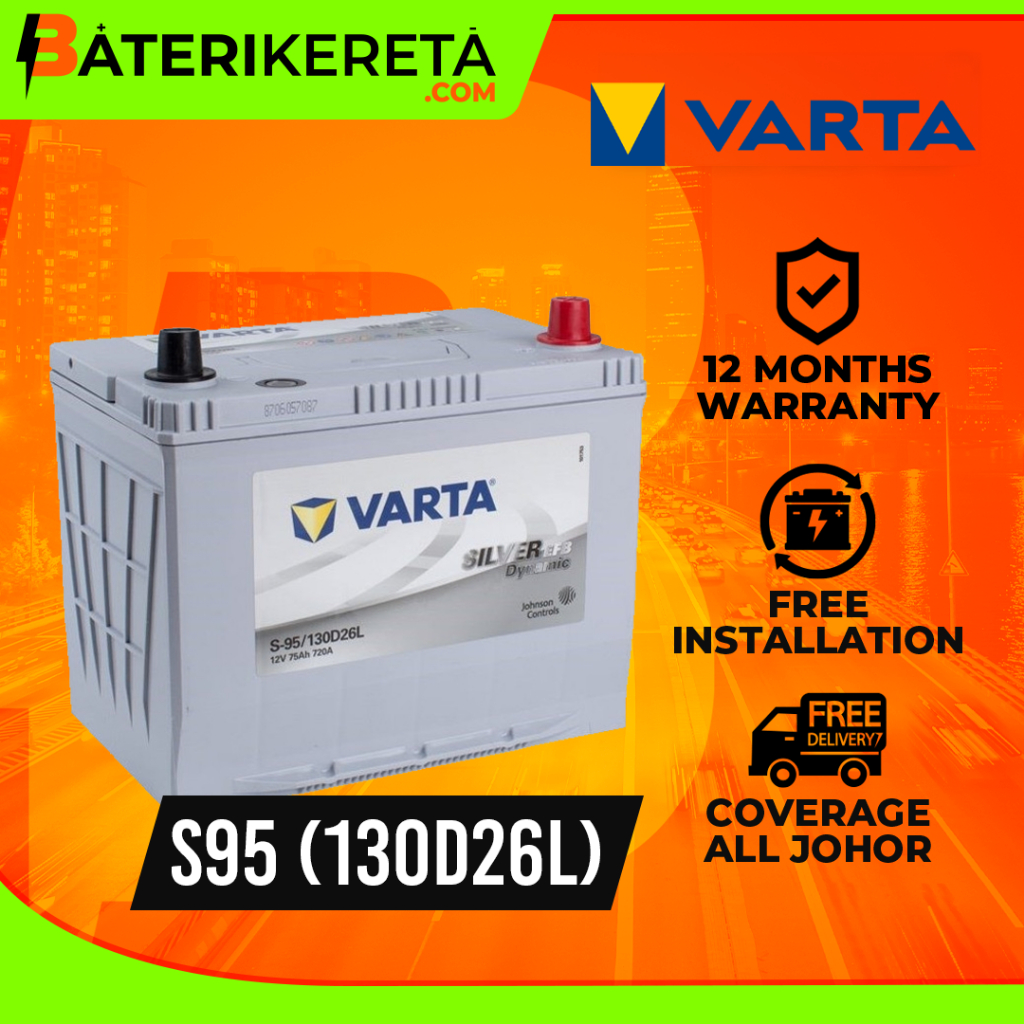 VARTA SILVER DYNAMIC EFB S95 | 130D26L CAR BATTERY | Shopee Malaysia