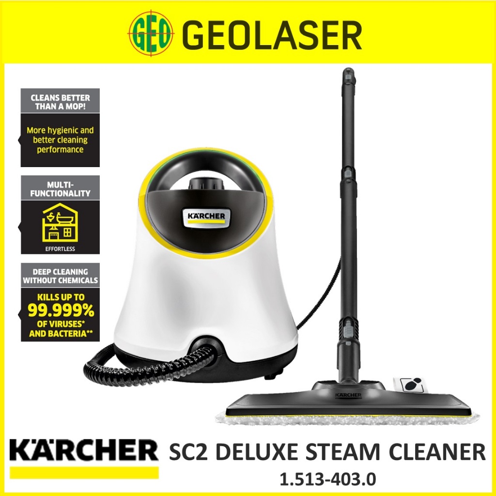 KARCHER SC2 Deluxe Steam Cleaner SC 2 1500W (New Version) 1.513-403.0 ...