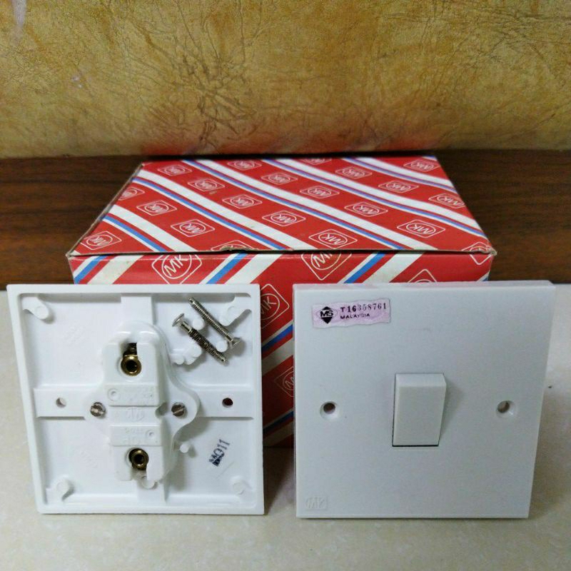 MK 4870 WHI 10 Amp 1 gan 1 Way switch with SIRIM approved | Shopee Malaysia