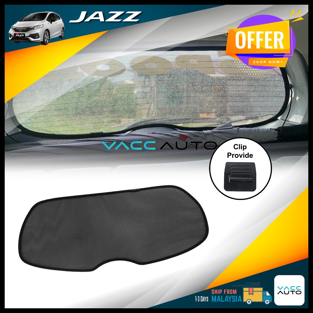Honda Jazz Fit GK GK5 T5A 3rd Rear Boot Windscreen Car Sunshade Trim ...
