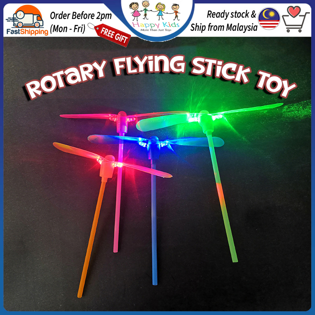 [Happy Kids] LED Flying Toy Dragonfly Stick LED Flying Fairy Arrows ...