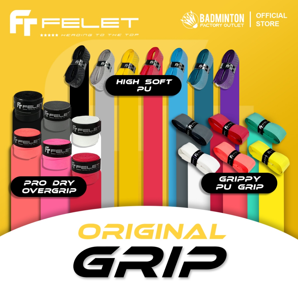 FELET High Soft PU Super /Grippy PU / Pro Dry Overgrip Original ...