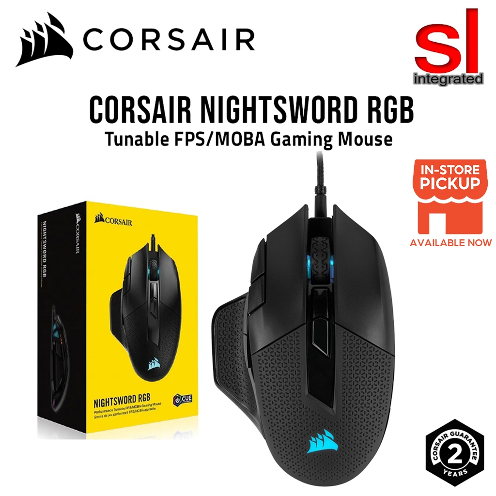 Corsair NIGHTSWORD RGB Tunable FPS/MOBA Gaming Mouse | Shopee Malaysia