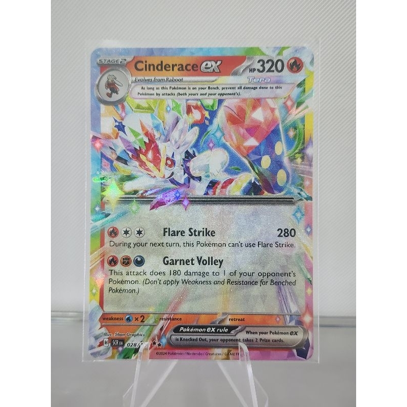 2024 Cinderace Ex Card (Rare Holo) | Shopee Malaysia