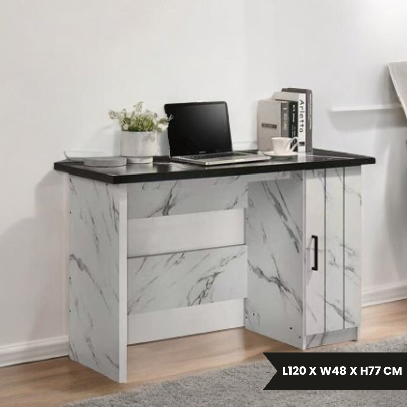 Truehome Writing Table/4FT Study Desk/Writing Desk/Meja Belajar/Meja ...