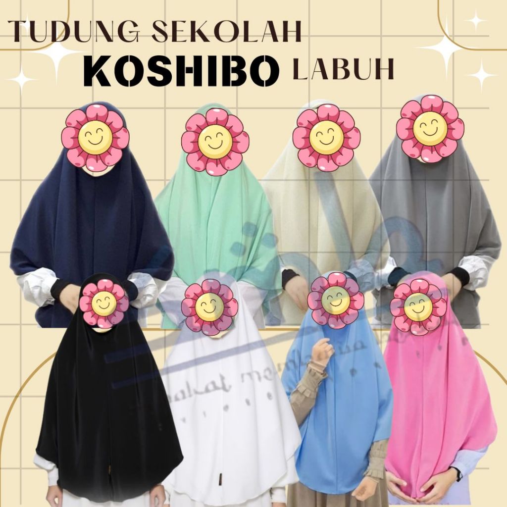(GL) Tudung Labuh Koshibo / Tudung Labuh bidang 60 / Tudung Labuh 2 ...