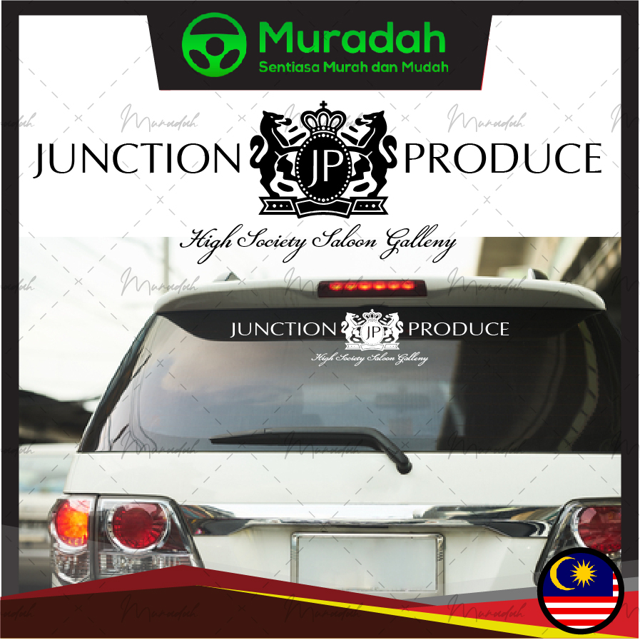 [Ready Stock]Junction Produce Windshield Banner Decal Vinyl Car Sticker ...