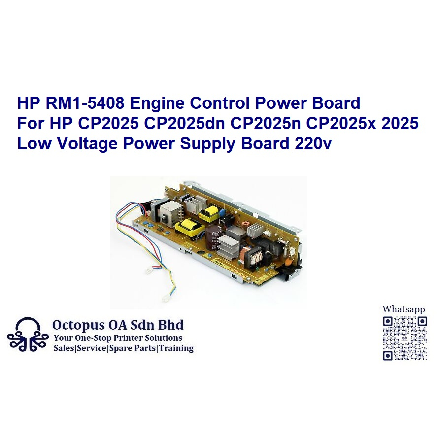 HP RM1-5408 Engine Control Power Board For HP CP2025 CP2025dn CP2025n CP2025x 2025 Low Voltage ...