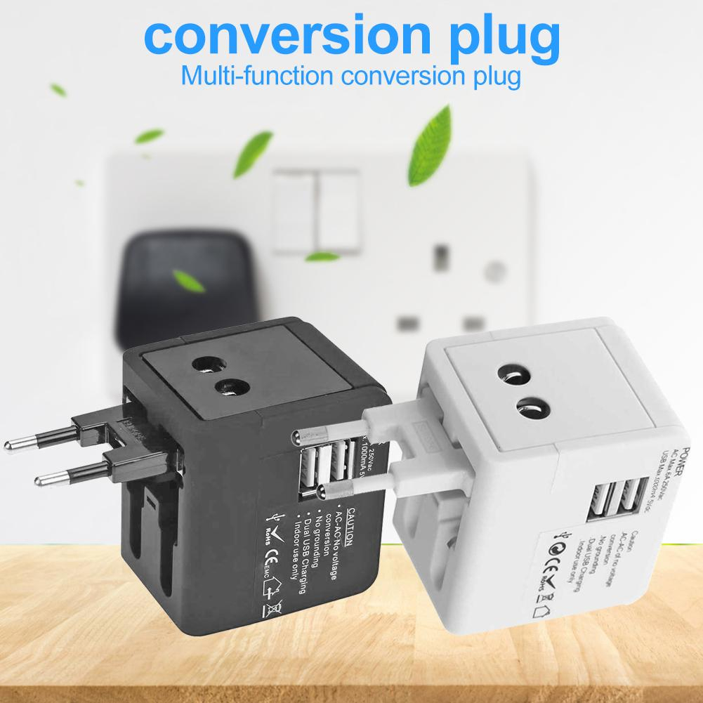 All-In-One Universal Travel Adapter with Dual-Port USB for 150 ...