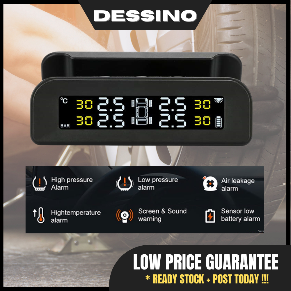 DESSINO TPMS Sistem Pemantau Tekanan Tayar Ditingkatkan Sistem ...