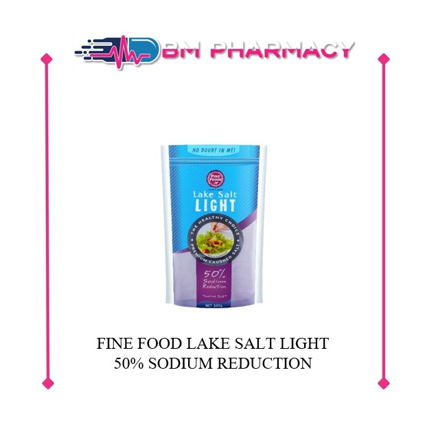 FINE FOOD LAKE SALT LIGHT 300G / 100G | Shopee Malaysia