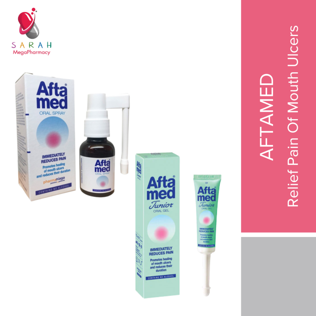 Aftamed Junior Oral Gel 8ml / Aftamed Oral Spray 20ml | Shopee Malaysia