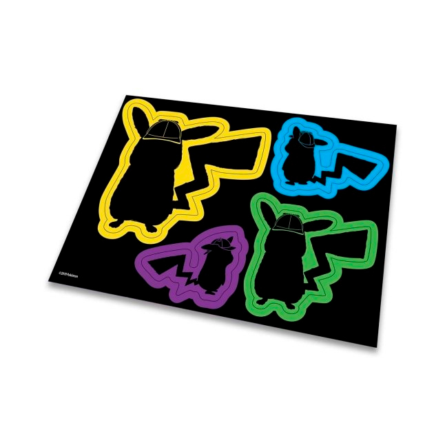 Detective Pikachu Notepad & Sticker Set Collector Treasure Chest ...