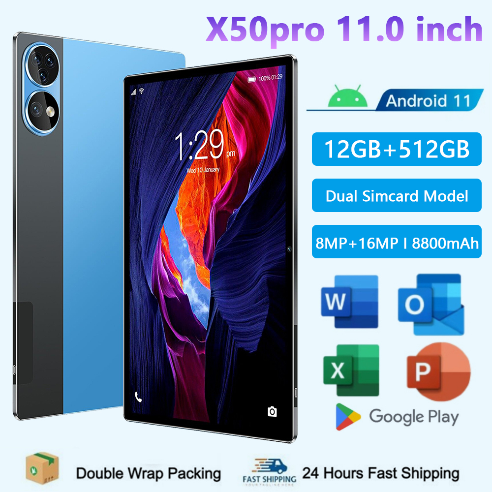 Original Tablets 11.2inch 12GB+512GB Large Screen Android Tablet Online ...