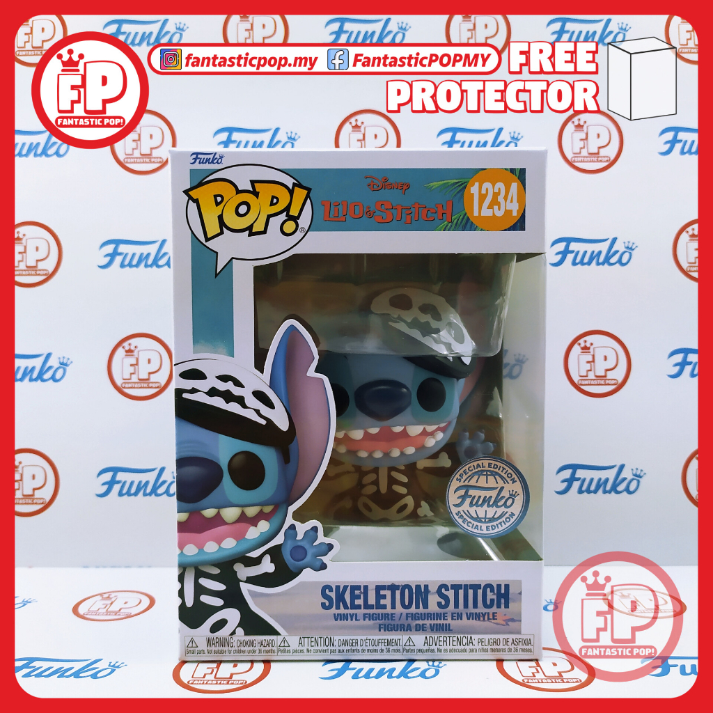 [IN STOCK] [RM60 FUNKO POP!] Disney - Lilo And Stitch - Skeleton Stitch ...