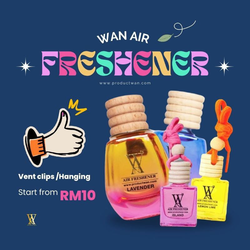 🔥hot sale🔥wan air freshener pewangi kereta&rumah🎁💯pati | Shopee Malaysia