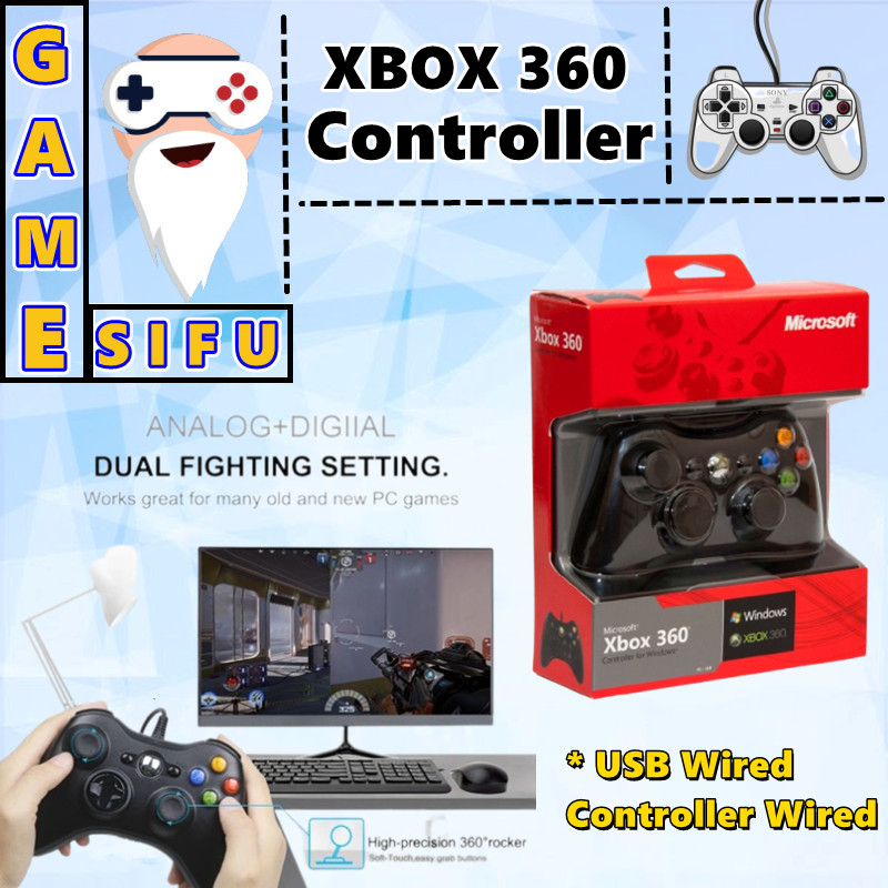 Microsoft XBOX 360 Controller USB Wired Controller Wired USB Joystick ...
