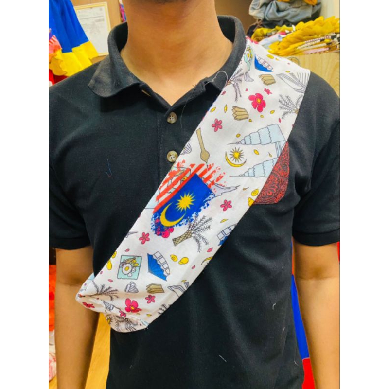 KAIN SELEMPANG MERDEKA BUDAK | Shopee Malaysia