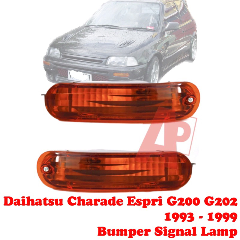 Daihatsu Charade Espri G200 G202 Front Bumper Signal Lamp Light Amber ...