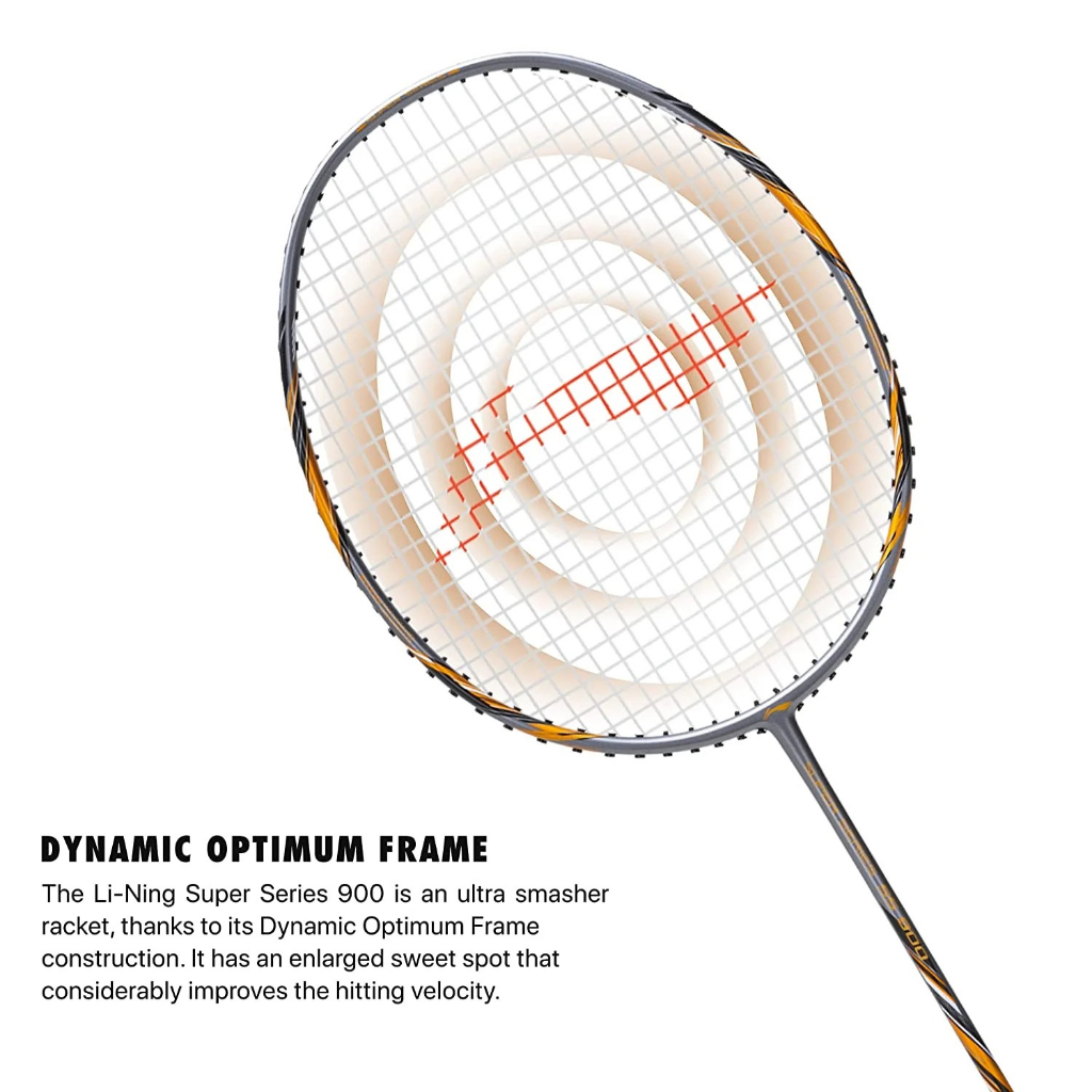 LI-NING SUPER SERIES SS 900 BADMINTON RACKET ( FREE STRING + STRINGING ...
