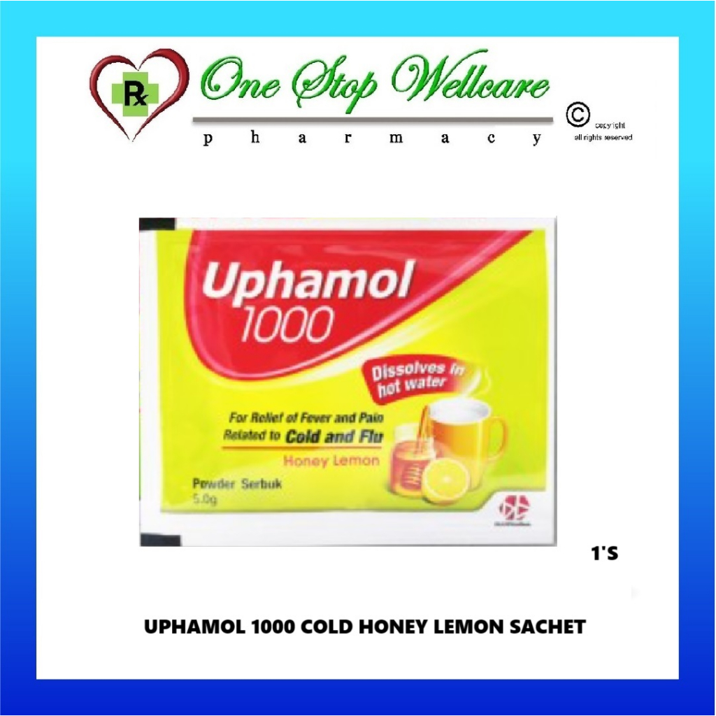 UPHAMOL 1000 COLD HONEY LEMON 5G 1 SACHET (EXP:08/2027) | Shopee Malaysia