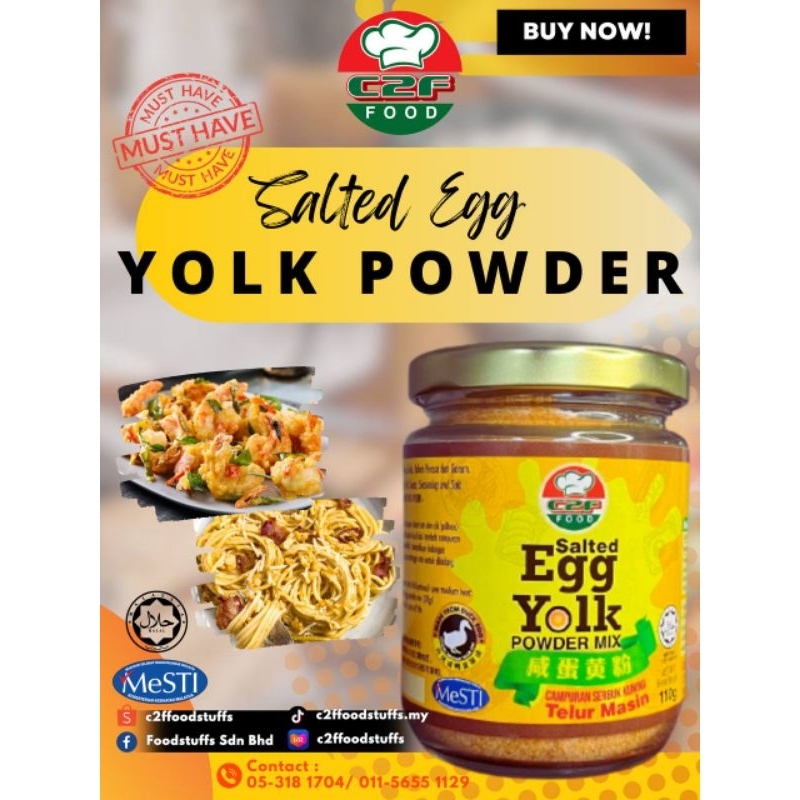 [HALAL] C2F Salted Egg Yolk Powder / Serbuk kuning telur masin /红姐咸蛋黄粉 ...