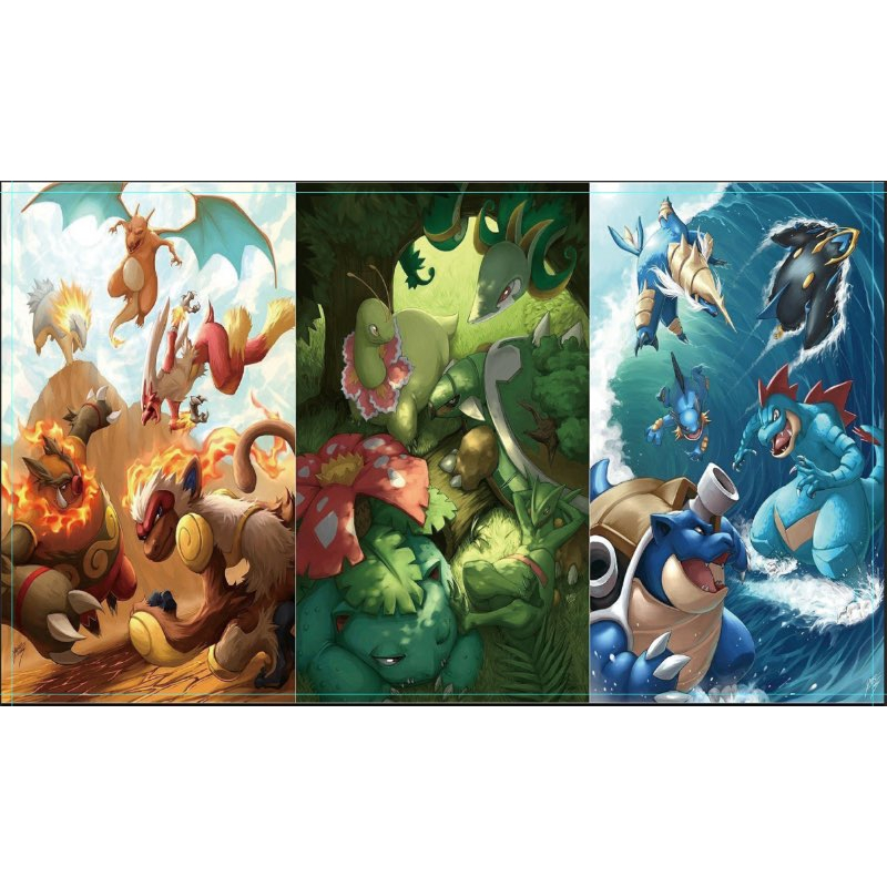 Playmat Pokemon/Digimon/Yugioh/Vanguard/Naruto/One Piece/Gundam/Genshin ...