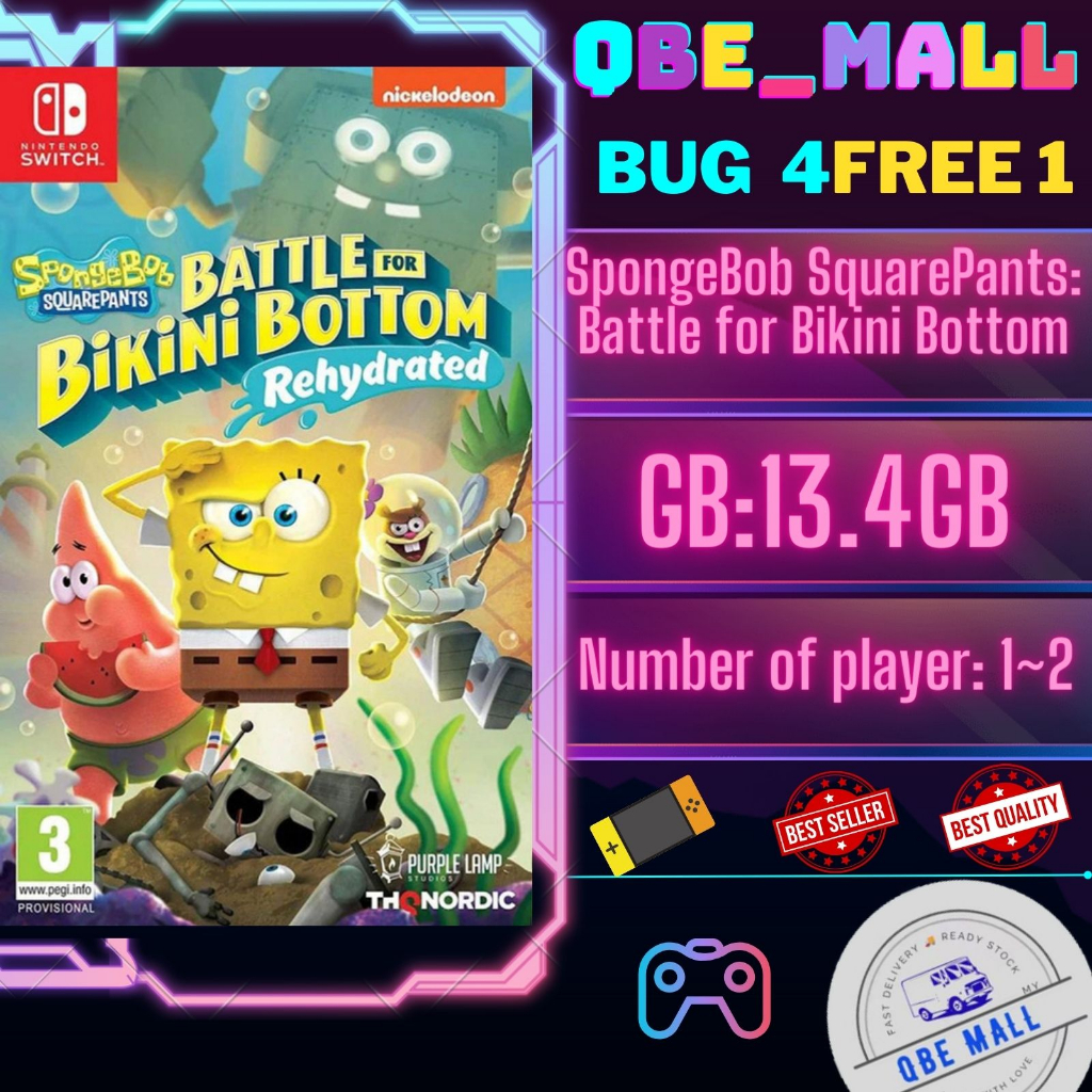 SpongeBob SquarePants: Battle for Bikini Bottom 海绵宝宝比奇堡的冒险(Nintendo ...