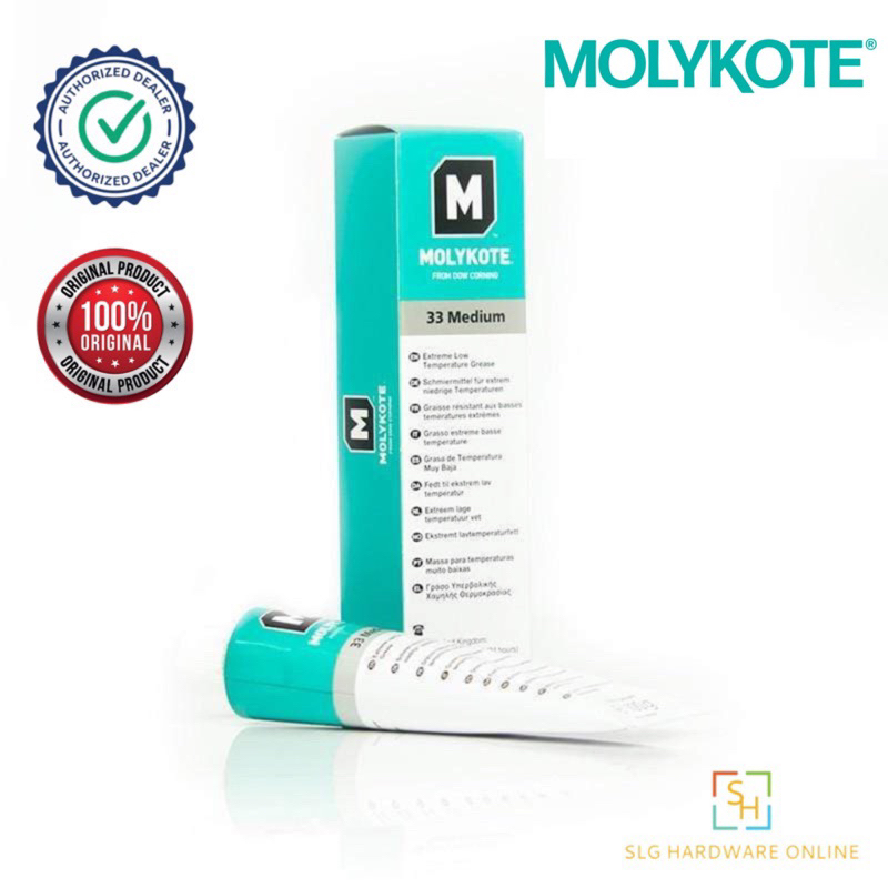 MOLYKOTE® 33 Extreme Low Temperature Bearing Grease 33M Medium 100g ...