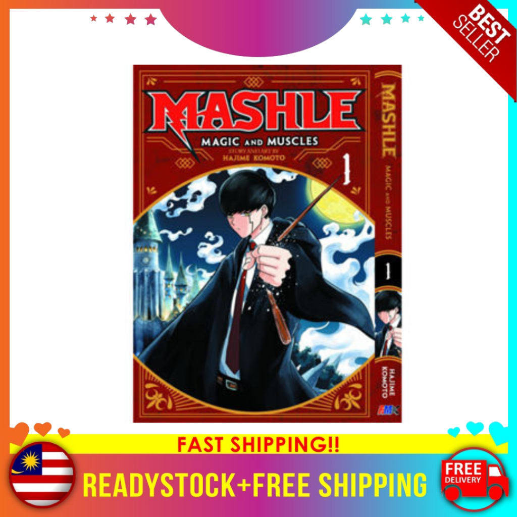 MASHLE Magic and Muscles Manga Vol. 1-6 | Action Comedy Fantasy hanya ...