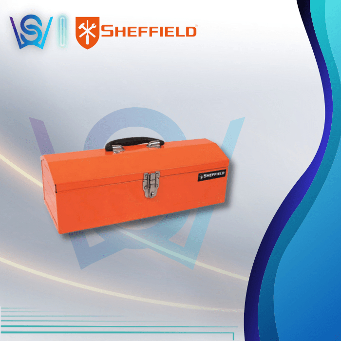 SHEFFIELD 14" Heavy Duty Metal Steel Tool Box Storage Handtool Hardware ...