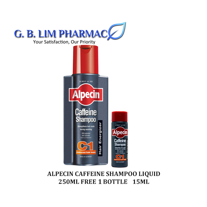 Alpecin Caffeine Shampoo 250ml One Bottle (EXP: 31-MAY-2027) | Shopee ...